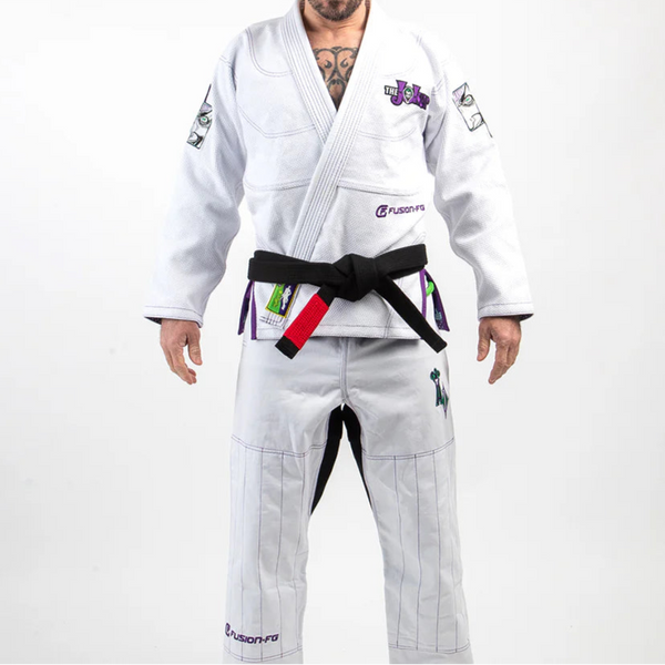 Fusion Fight Gear Batman Return of The Joker BJJ Jiu Jitsu Gi White ...