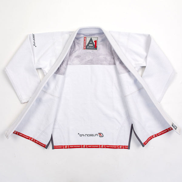 Fusion Fight Gear Benchmark Adult BJJ Jiu Jitsu Gi White – The Clinch ...