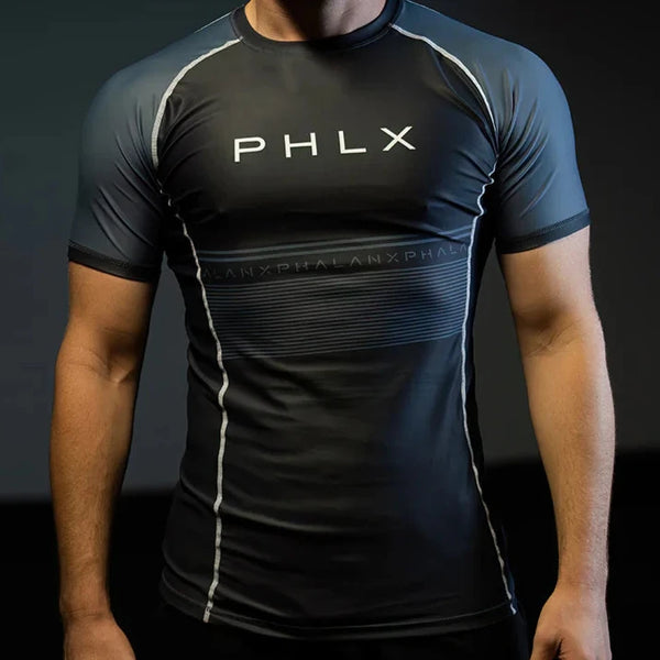 Phalanx Pulsar Enforcer Black Short Sleeve Rash Guard Edmonton Canada ...