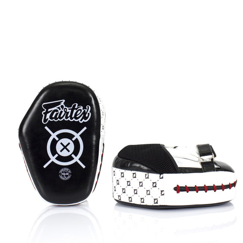Fairtex FMV11 Air Aero Focus Mitts Punch Pads Black/White – The Clinch ...